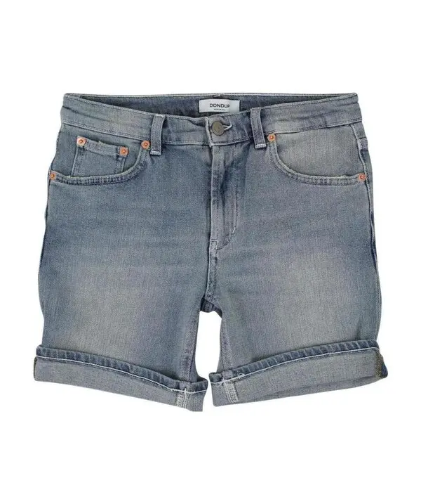 DONDUP Teen Bermuda Jeans Derick In Stretch Cotton