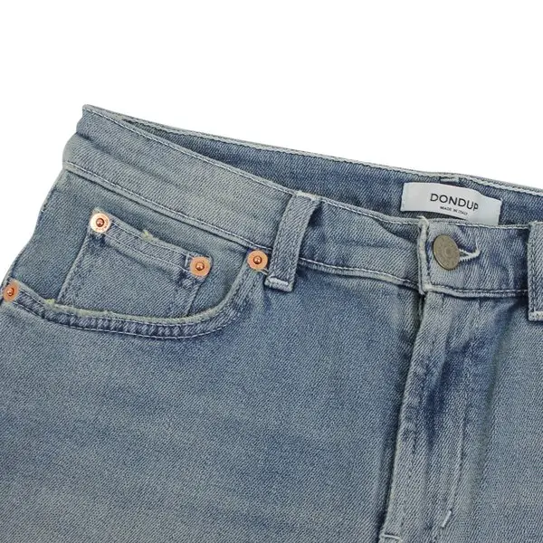 DONDUP Teen Bermuda Jeans Derick In Stretch Cotton