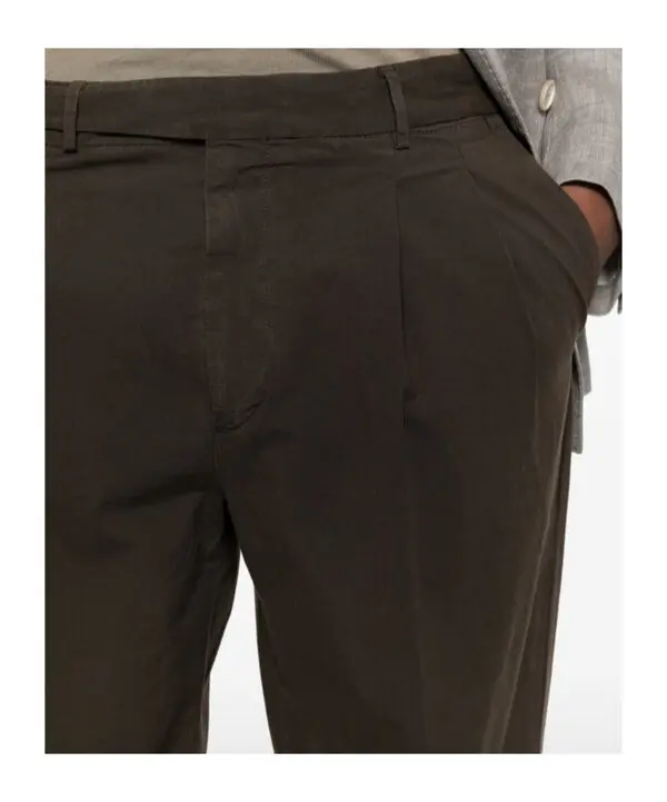 PT TORINO Carrot Fit Pleated Trousers