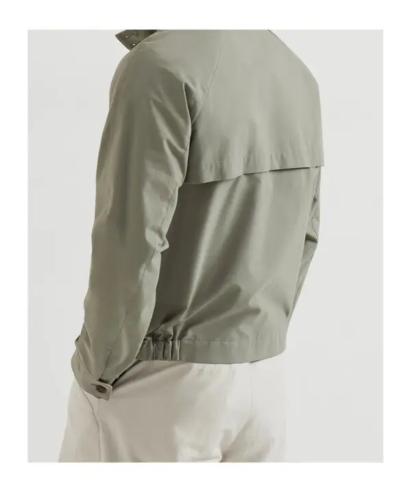 Brunello Cucinelli Water-resistant Gabardine Jacket - Khaki