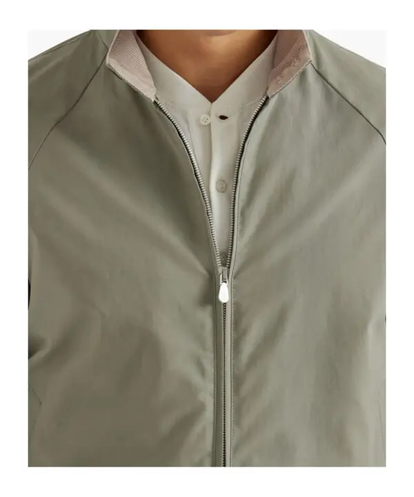 Brunello Cucinelli Water-resistant Gabardine Jacket - Khaki