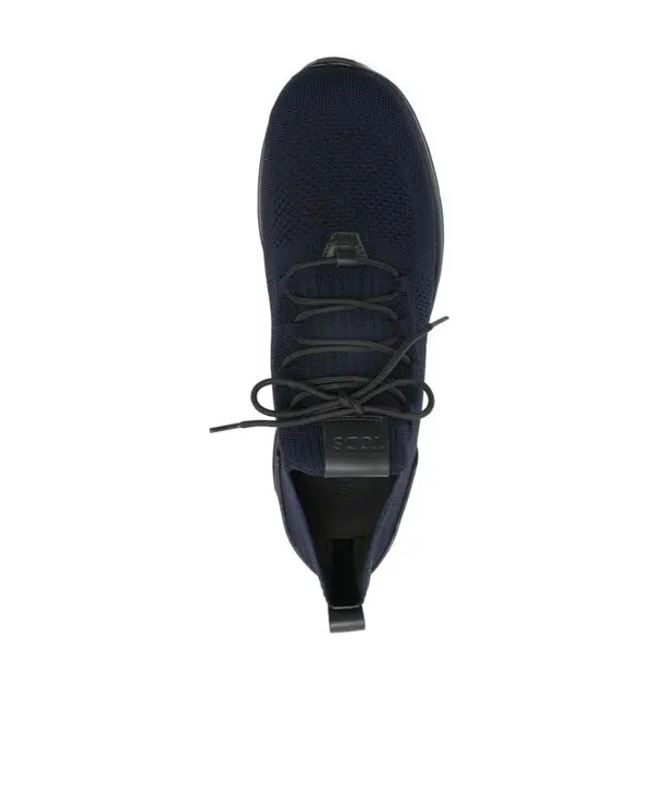 TOD'S Logo Detailed Lace-up Low-top Sneakers - Black