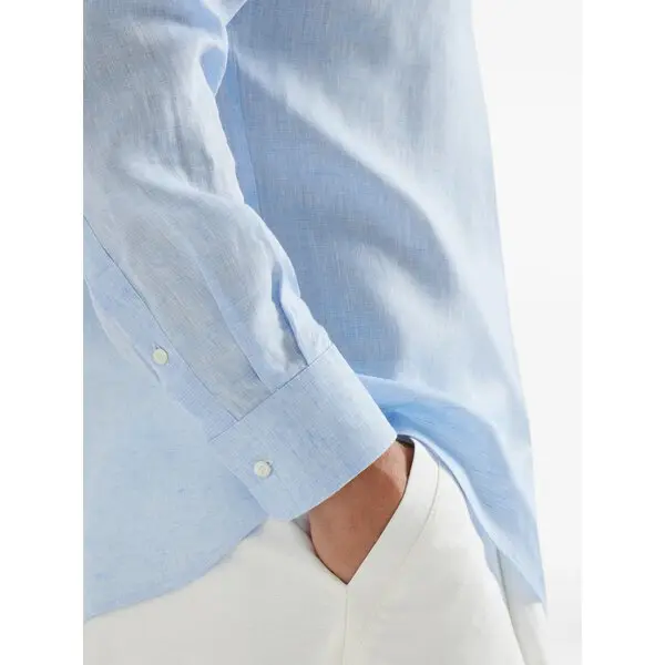 Brunello Cucinelli Long-sleeved Buttoned Shirt