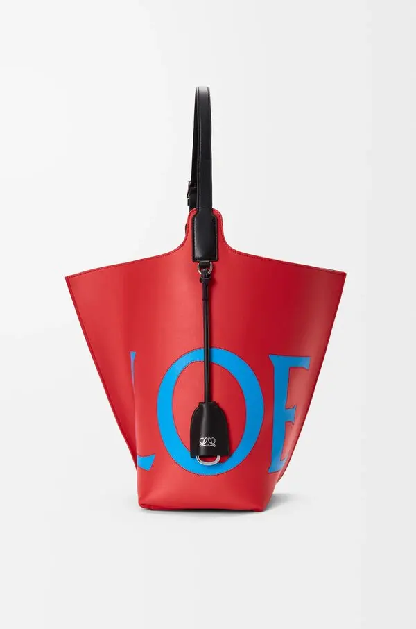 Loewe Large Bilbao Bucket Bag In Smooth Calfskin