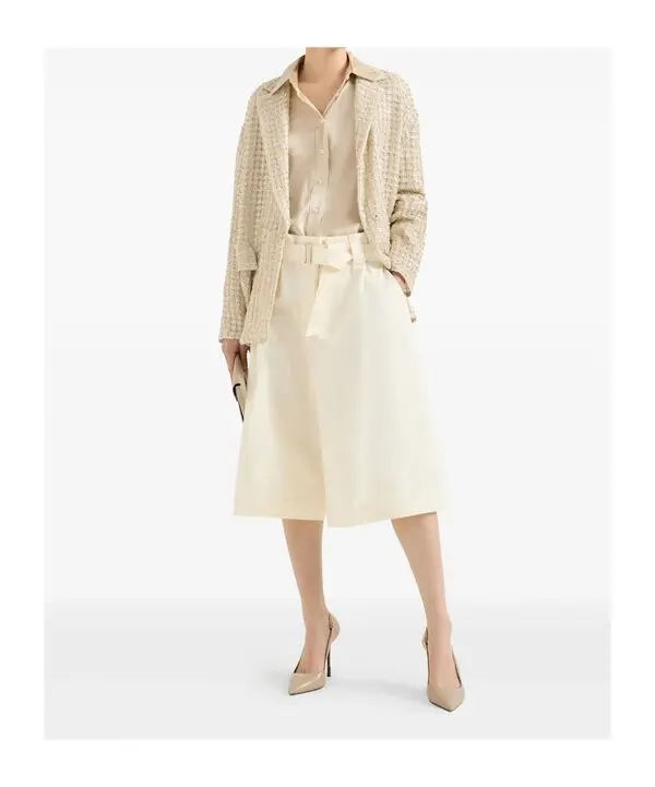 Brunello Cucinelli Dazzling Net Embroidery Blazer