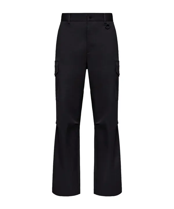 Moncler Button Detailed Straight-leg Pants - Black