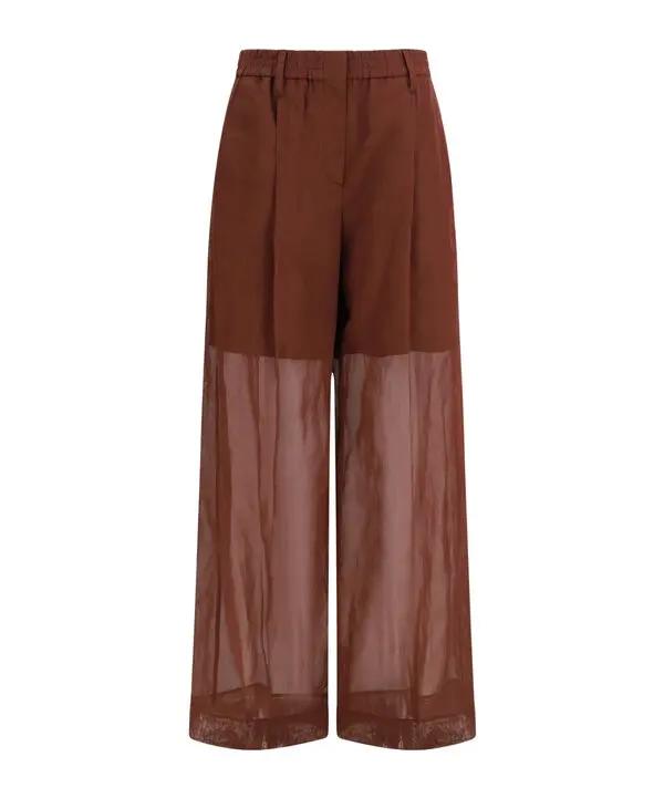 Brunello Cucinelli Wide-leg Trousers