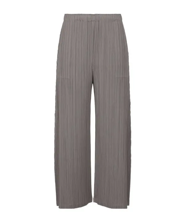 PLEATS PLEASE BY ISSEY MIYAKE Wide Leg Pleated Trousers