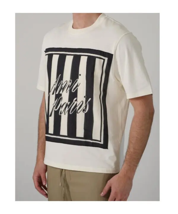 AMI Paris Short-sleeved Crewneck T-shirt