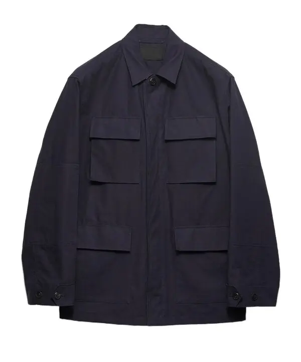 Prada Cotton Safari Jacket - Blue