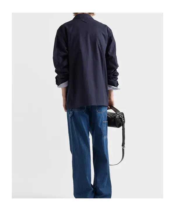 Prada Cotton Safari Jacket - Blue
