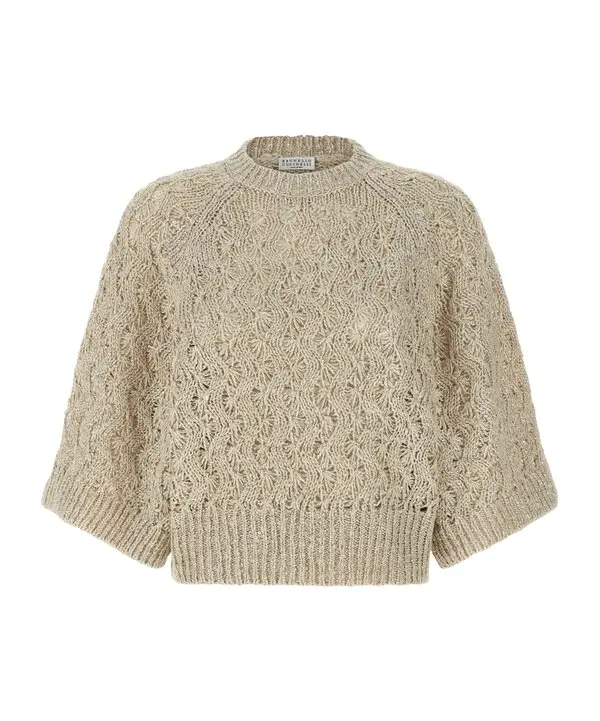 Brunello Cucinelli Open-knit Crewneck Jumper