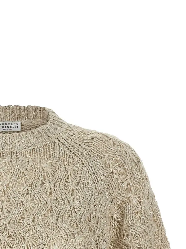 Brunello Cucinelli Open-knit Crewneck Jumper