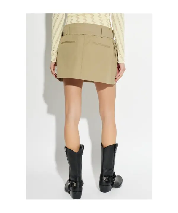 IRO PARIS Belt Loop Mini Skirt