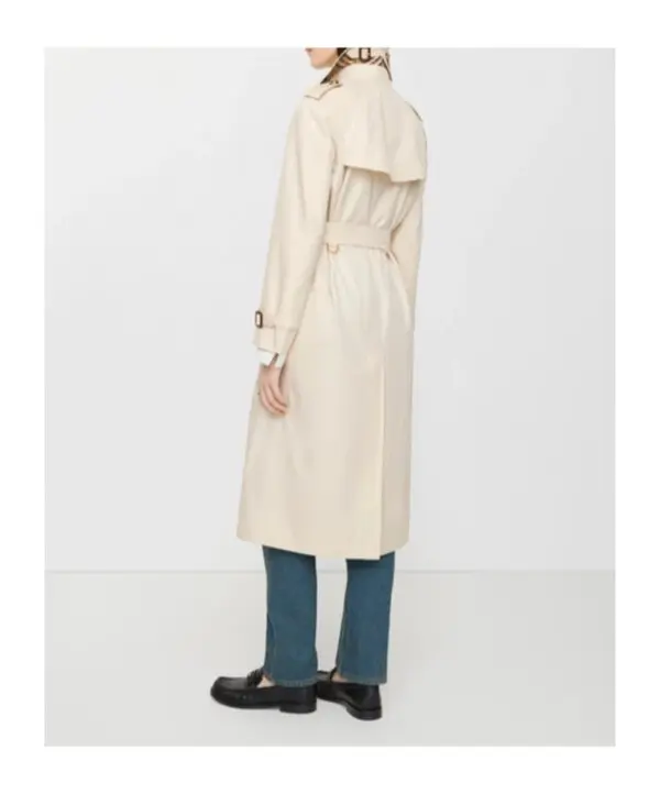 Burberry Long Tropical Gabardine Waterloo Trench Coat