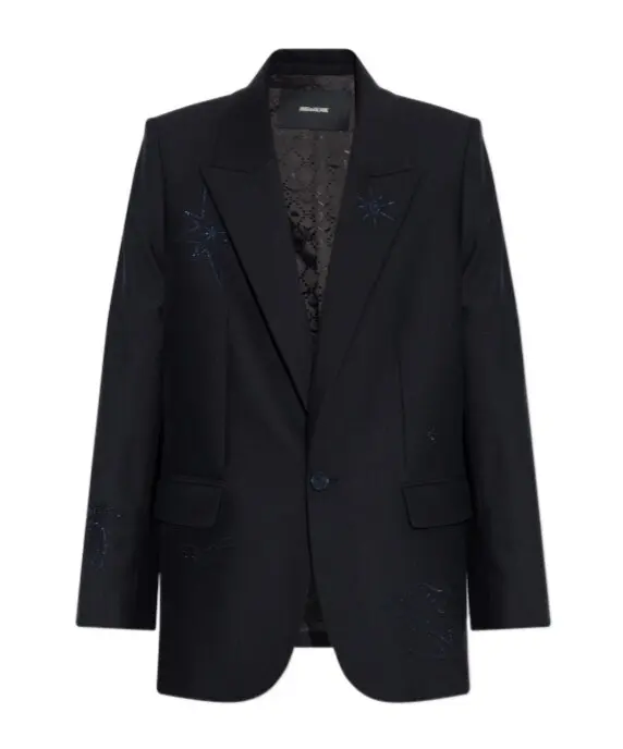 Zadig&Voltaire Long Sleeve Blazer - Black
