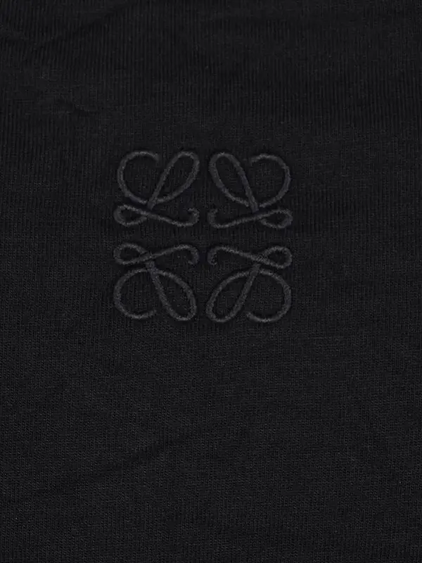Loewe Graphic Print Crewneck T-shirt - Black