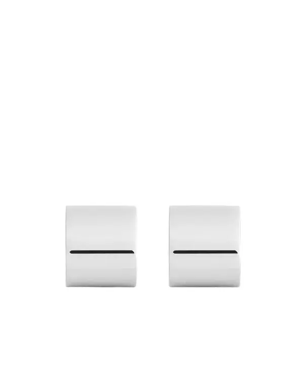 TOTEME Petite Signature Hoop Earrings - Silver
