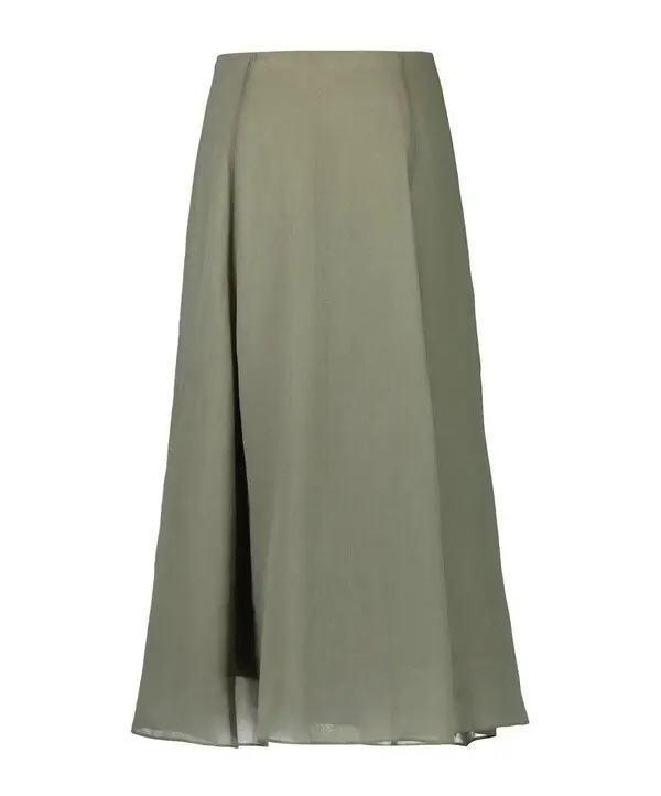 Brunello Cucinelli Flared Hem Midi Skirt - No
