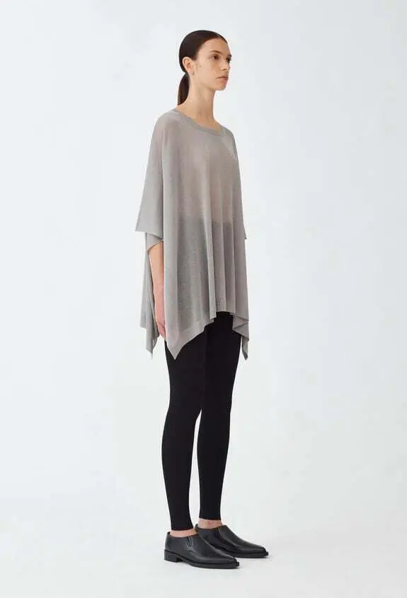 Fabiana Filippi Semi-sheer Knitted Cape