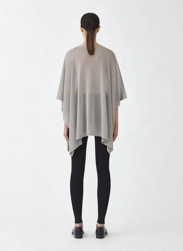 Fabiana Filippi Semi-sheer Knitted Cape