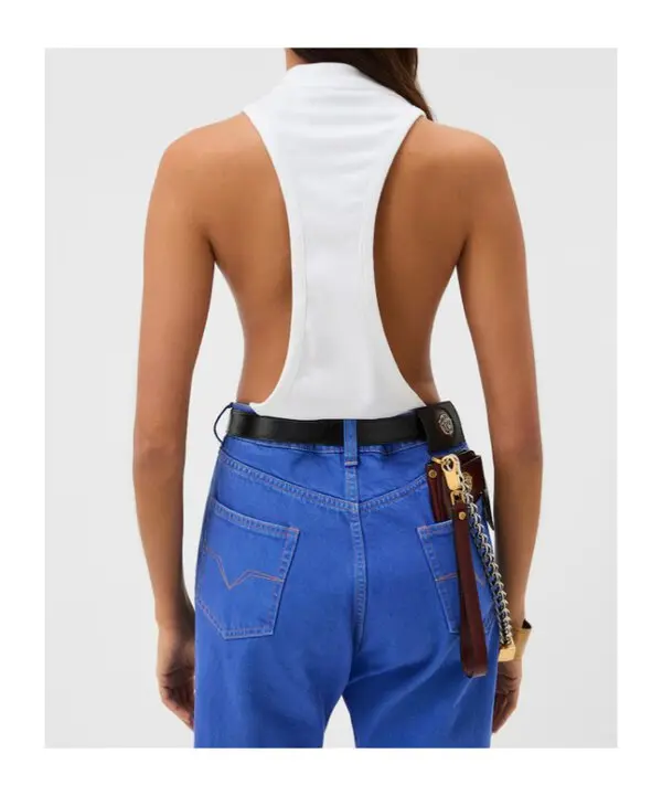 Versace Embroidered Stretch Tank Top - Not
