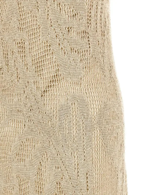 Brunello Cucinelli Crochet Maxi Dress