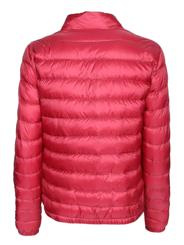 Moncler Lans Zip-up Short Padded Jacket - Red