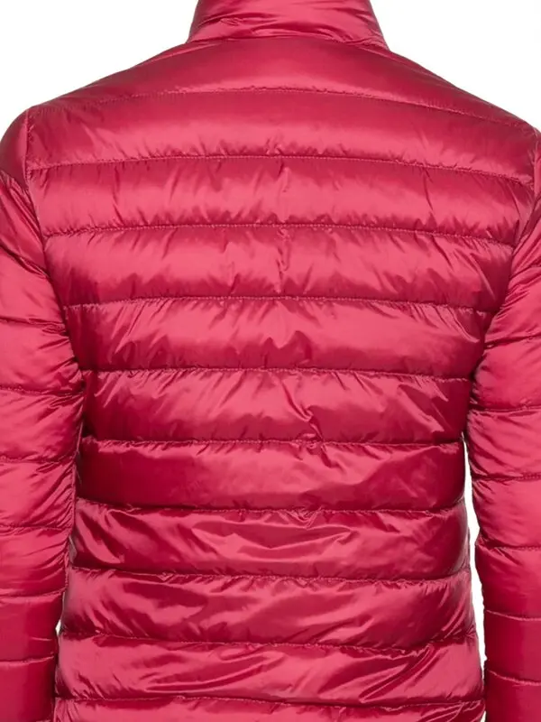 Moncler Lans Zip-up Short Padded Jacket - Red