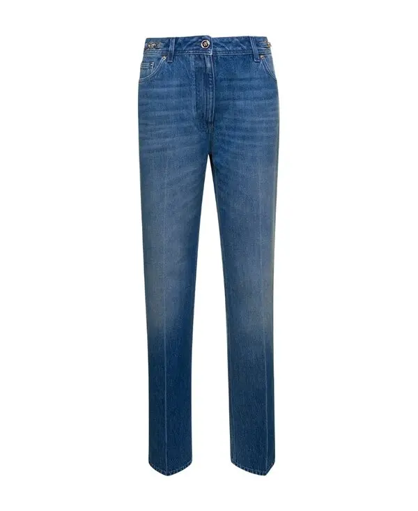 Versace Logo Detail Jeans