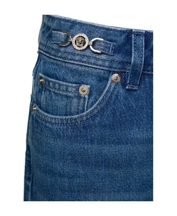 Versace Logo Detail Jeans