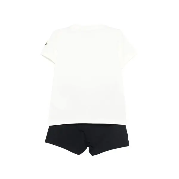 Moncler Crew Neck T-shirt And Shorts Set