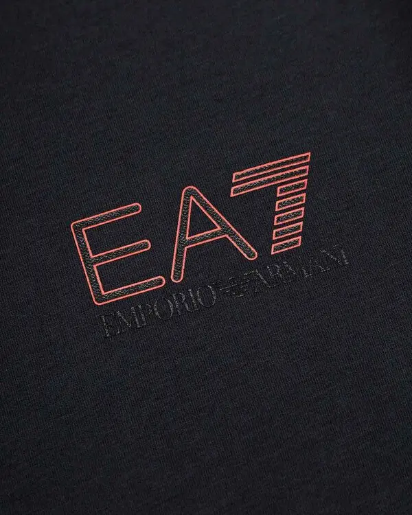 EA7 Logo T-shirt With Round Neck