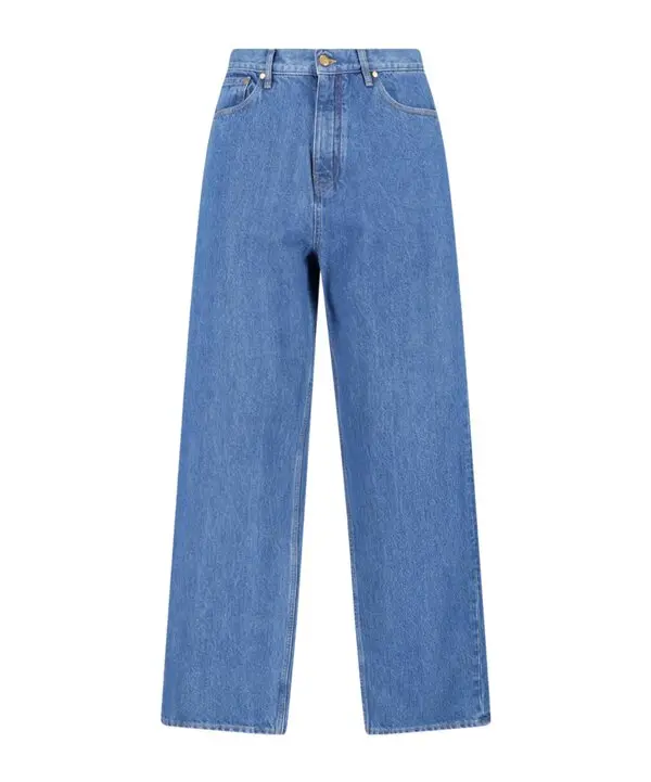JIL SANDER High-rise Straight-leg Jeans - Blue
