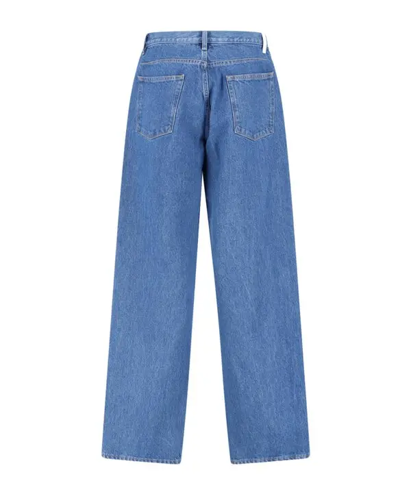 JIL SANDER High-rise Straight-leg Jeans - Blue