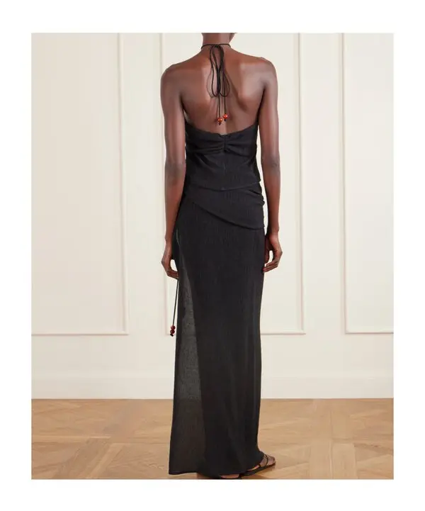 Magda Butrym Beaded Halterneck Top