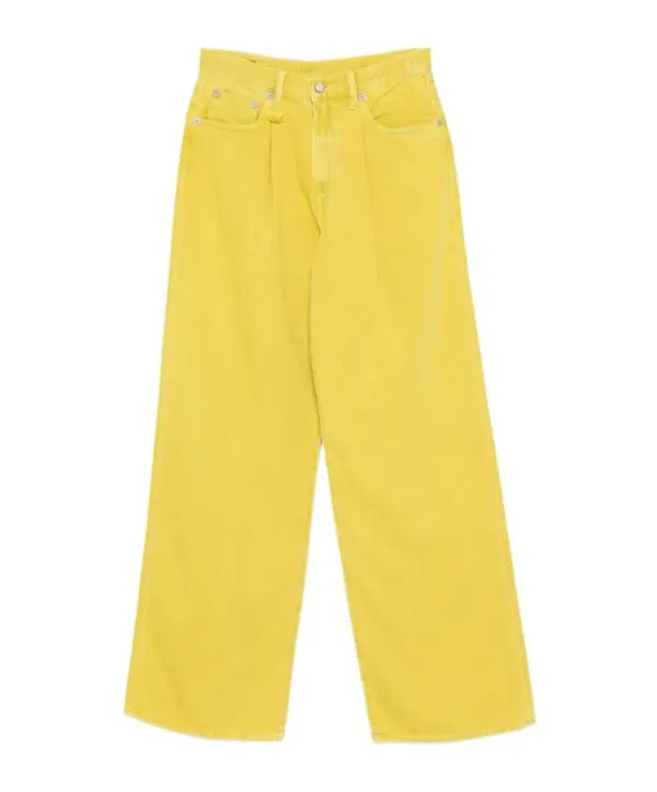 R13 Damon Wide-leg Jeans - Yellow