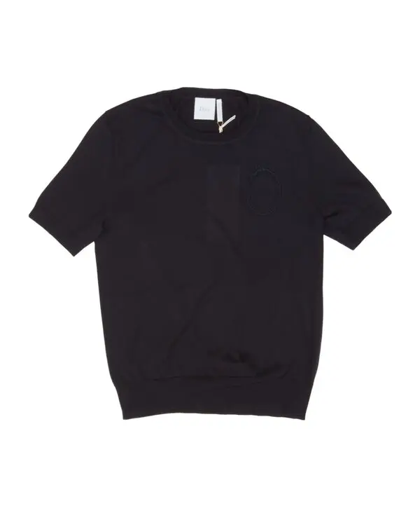 Dior Embroidered Médaillon Short-sleeved Sweater