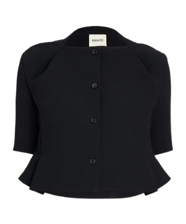Khaite Franc Jacket - Black