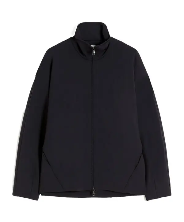 Max Mara Zip-up High Neck Sweatshirt