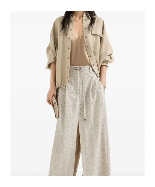Brunello Cucinelli Fluid Twill Shirt - Beige