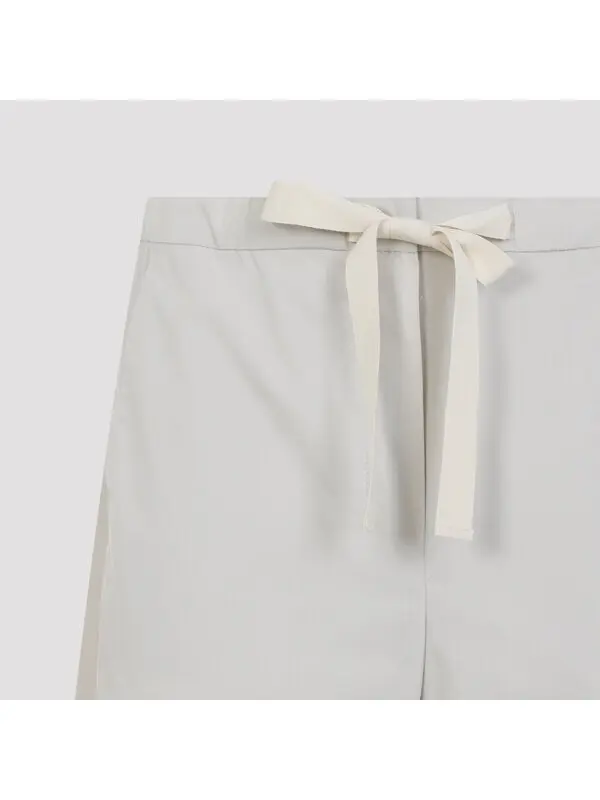 Max Mara Argento Cropped Trousers - Ice