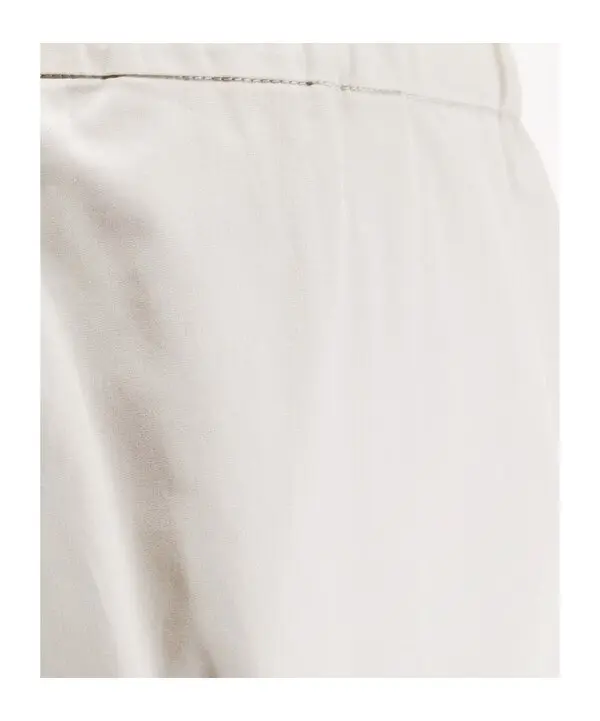 Max Mara Argento Cropped Trousers - Ice