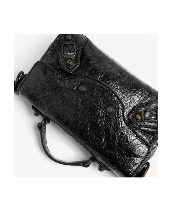 Balenciaga Le City Nano Shoulder Bag - Black