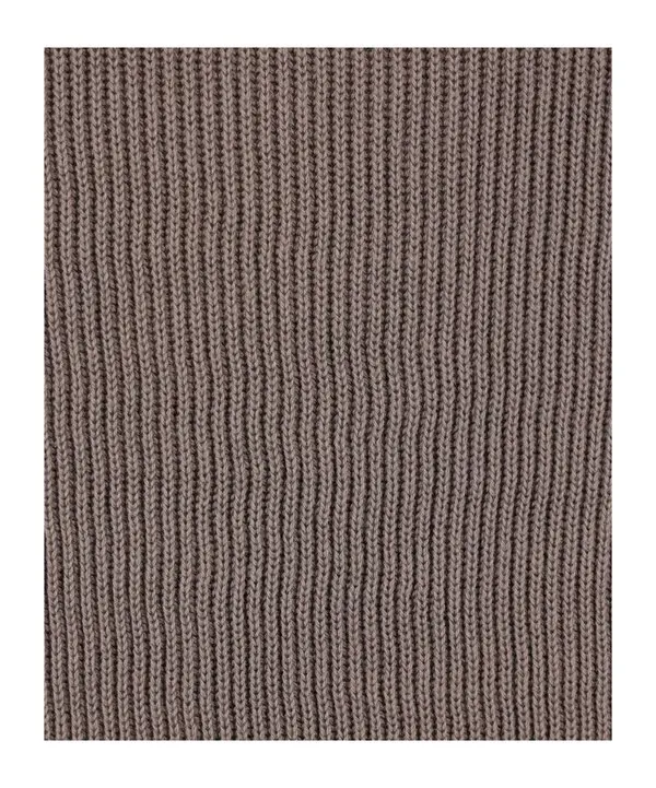 Brunello Cucinelli Long Sleeved Knitted Polo Jumper - Gray