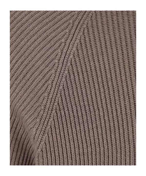 Brunello Cucinelli Long Sleeve Knitted Polo Jumper