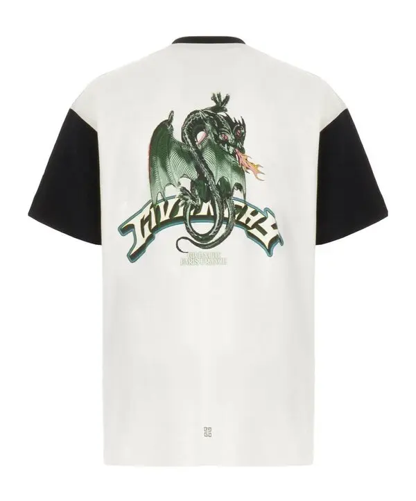 Givenchy Dragon Printed Crewneck T-shirt