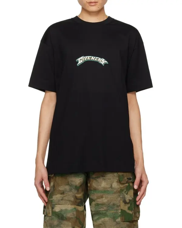 Givenchy Dragon Printed Crewneck T-shirt