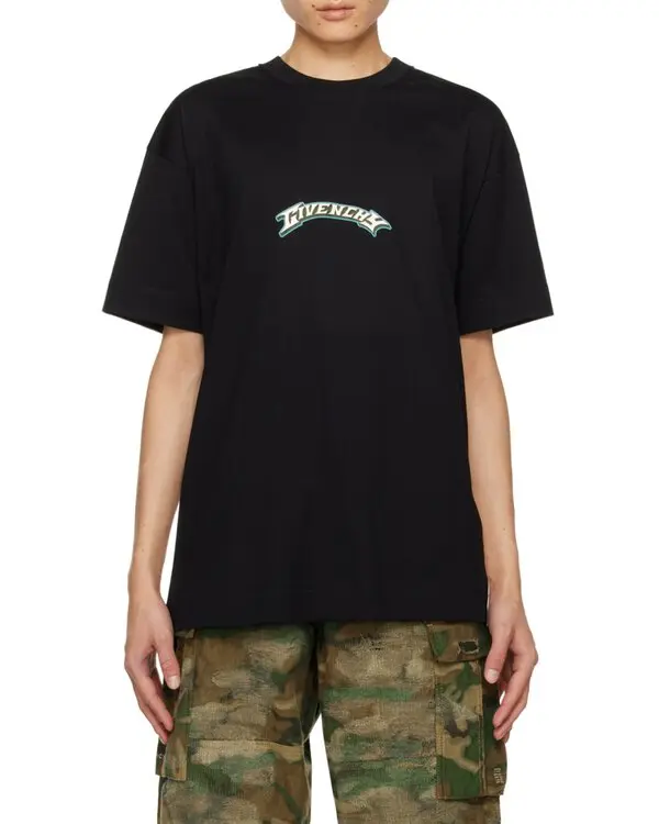 Givenchy Dragon Printed Crewneck T-shirt