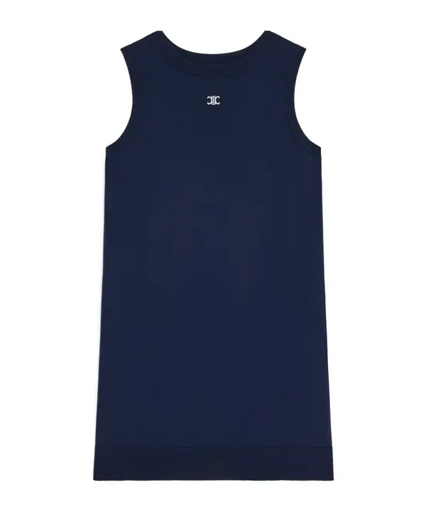 Celine Mini Dress In Fine Wool